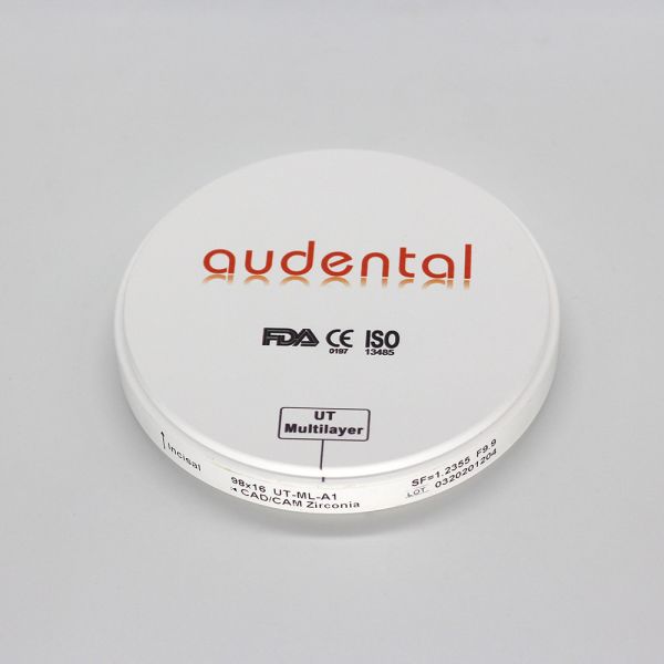 Quality Dental UT/DUT Zirconia Block High Translucent Preshade Multilayer for sale