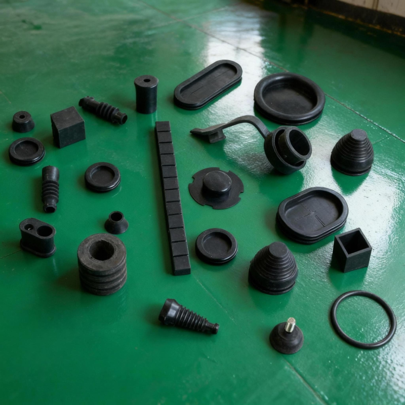 Quality Food Safe Moulded Rubber Parts Flexible Rubber Injection Mold Design For Automotive for sale
