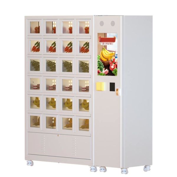Quality Customized Size Fruit And Vegetables Vending Machine Cooling Lockers Cabinet for sale