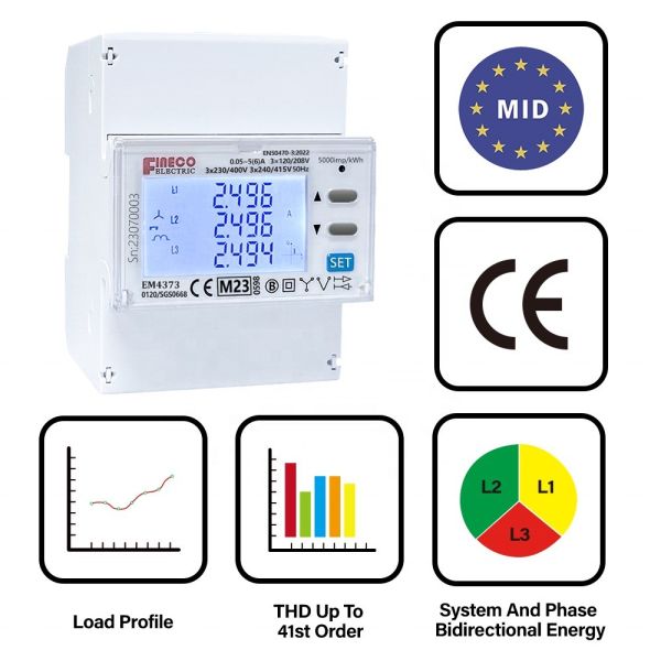 Quality CL1.0 MID Approved 3 Phase Power Analyzer for Electricity Meter Analysis and for sale