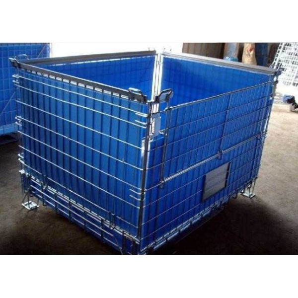 Quality Metal Mesh Storage Containers , Turnover Wire Mesh Storage Boxes for sale
