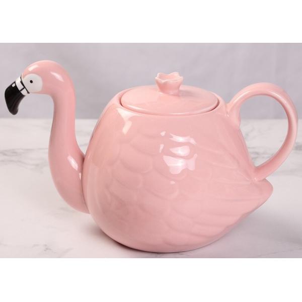 Quality Promotional LFGB Nordic Style Flamingo Tea Set for sale