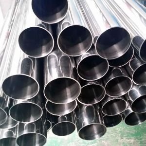 Quality 90mm Mirror Finish Stainless Steel Tube JISG3447 KSD3585 Round SS Pipe for sale