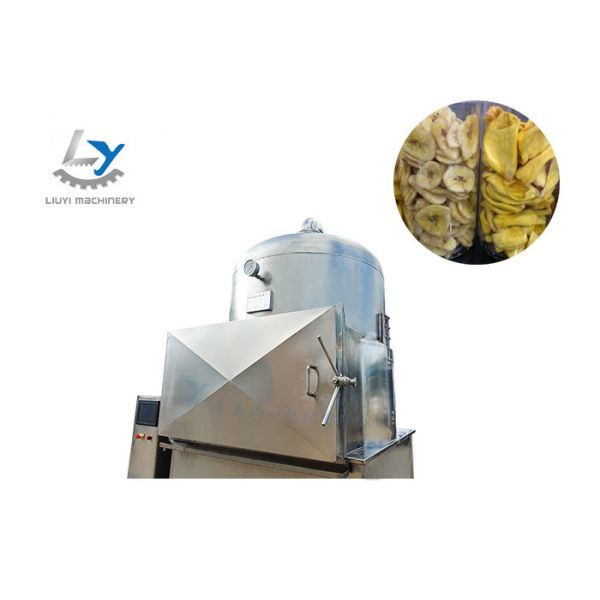 Quality Vegetables & Fruits Continuous Vacuum Fryer , Automatic Potato Chips Making Machine for sale