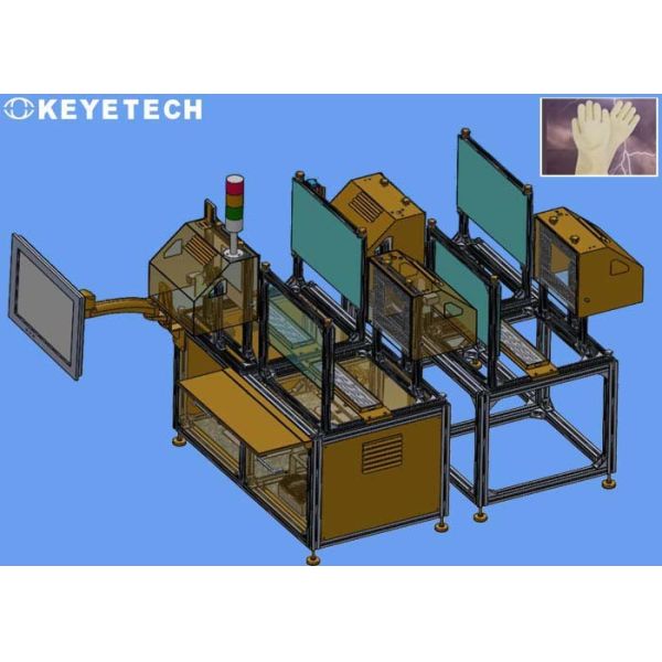 Quality KEYE PVC Medical Gloves testing Remote Visual Inspection Equipment SS 304 for sale