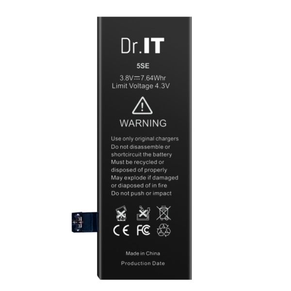 Quality Li Polymer Iphone 5se Battery 4.4V Charge Voltage for sale