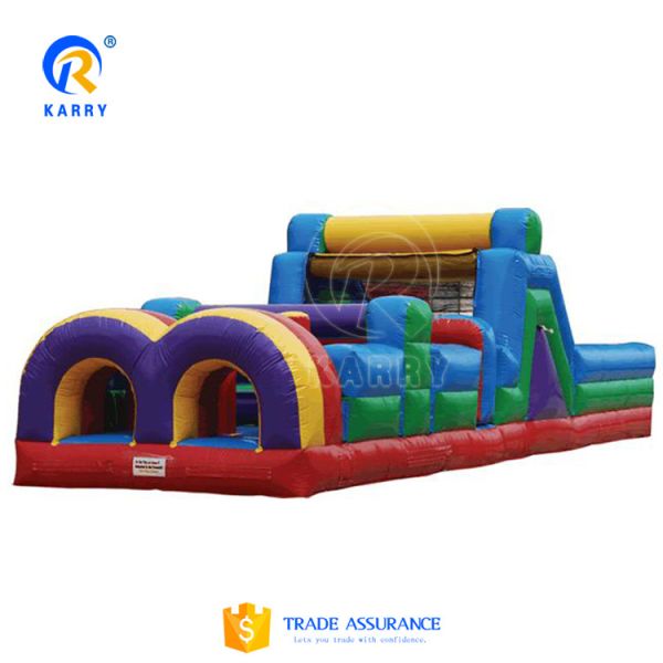 Quality Karry-ZA Hire Wipeout Obstacle Inflatable Kids Obstacle Course for sale