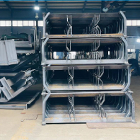 Quality Carbon Steel Conveyor Roller Bracket Frame Idler Support Structure For Belt for sale