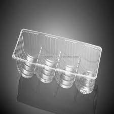 Quality PET Plastic Sheet Roll Food Grade PET Clamshell Packaging Cake Tray for sale
