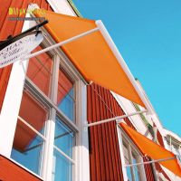 Quality Heavy Duty Remote Control Outdoor Awnings Drop Arm Window Awning for sale