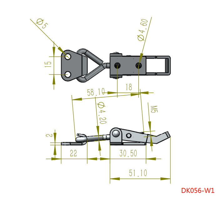 adjustable toggle latch picture