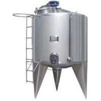 Quality SUS 304 Milk Storage Tank , Stainless Steel Mixing Tank For Dairy Products for sale