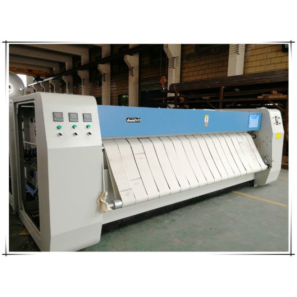Quality Auto Industrial Laundry Flatwork Ironer Roller Iron For Bed Sheets Easy Operate for sale