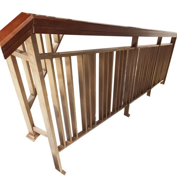 Quality Aluminum Extrusion Stair Handrail Glass Balustrade Banister Fasica Mounted for sale