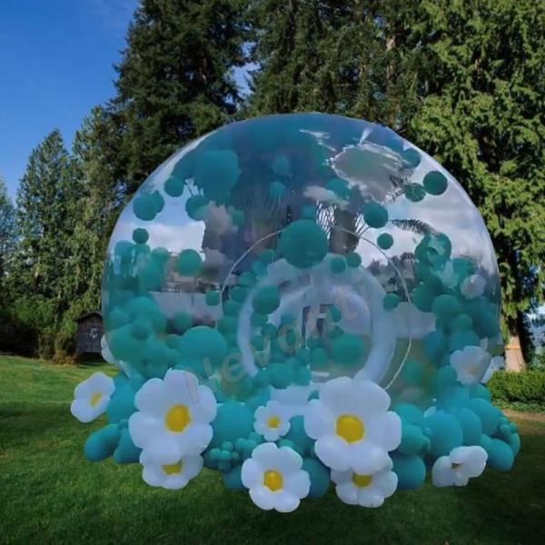 Quality Transparent Party Luxury Bubble House Inflatable with Custom Logo Print Option for sale