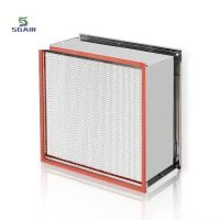 Quality Aluminum Foil Partition High Temperature Air Filter Standard Modular Design for sale