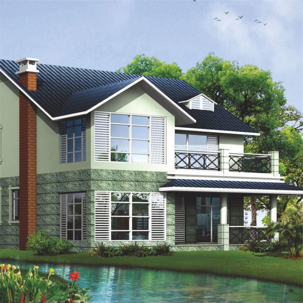 Quality Frame Light Steel Villa Modern Luxury Structural Steel Homes for sale