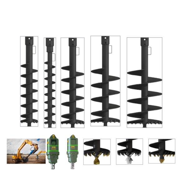 Quality Earth Soil Drill Hydraulic Earth Auger Powermate Machine CE ISO for sale