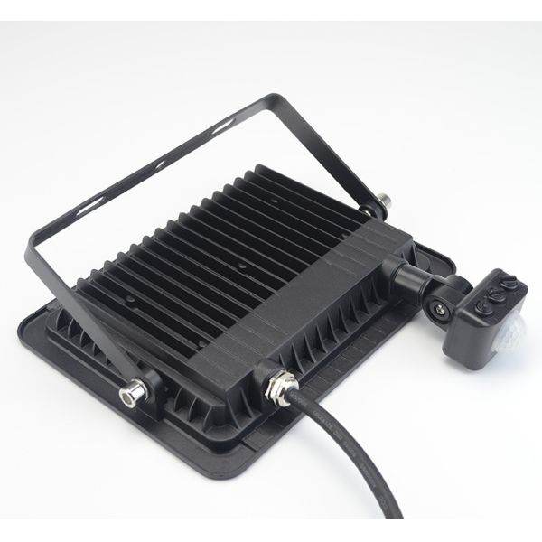 Quality 50 Watt 4500lm Ultra Thin LED Flood Light With PIR Motion Sensor ODM for sale