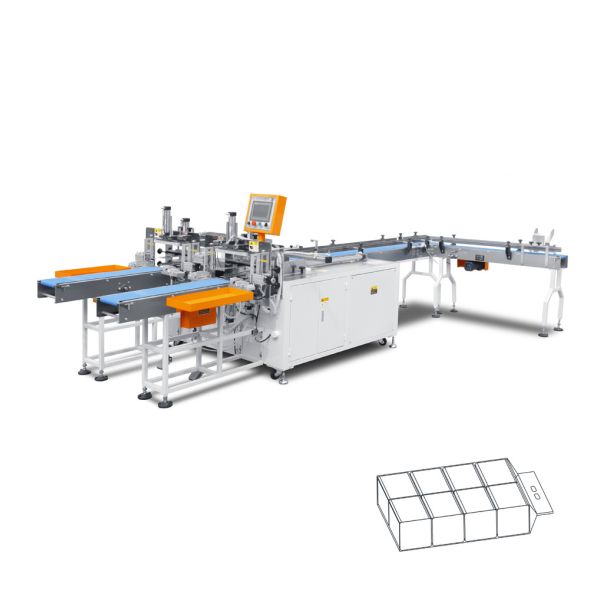 Quality Semi Automatic 10/12 Bags Facial Tissue Paper Bundle Packing Machine for sale