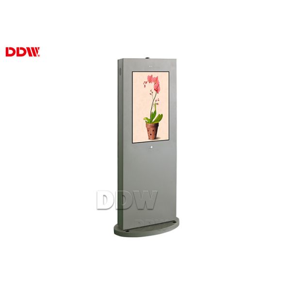 Quality Resolution 1920x1080 Outdoor Digital Display Signs 55'' Floor Standing Outdoor Totem for sale