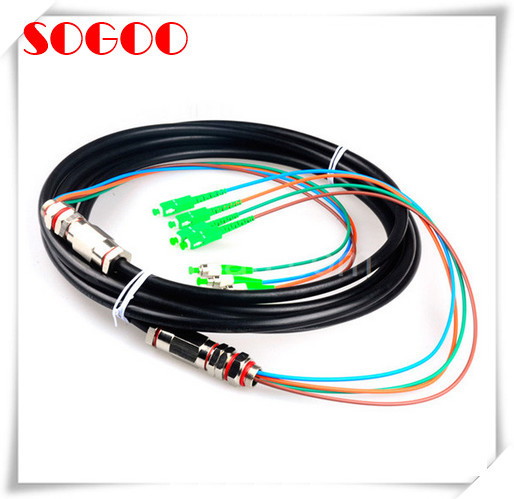 Quality 5G Waterproof Fiber Optic Cable With SC UPC Connector With Good Stability for sale