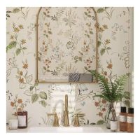 Quality Vinyl Flower Peel And Stick Wallpaper 0.6m Floral Adhesive Contact Paper for sale