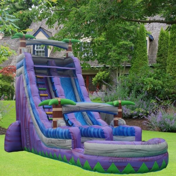 Quality Custom Logo Printed Commercial Water Slides Inflatable Bouncy House for Adults for sale