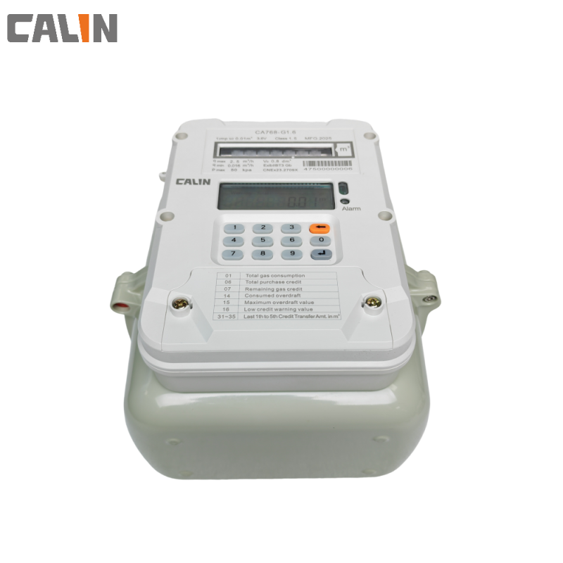 Quality Compliant Contactless Prepaid Gas Meter With Lcd Display , Lightweight for sale