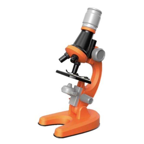 Quality Coarse / Fine Adjustment Toy Microscope Orange Microscope EDU Toys for sale