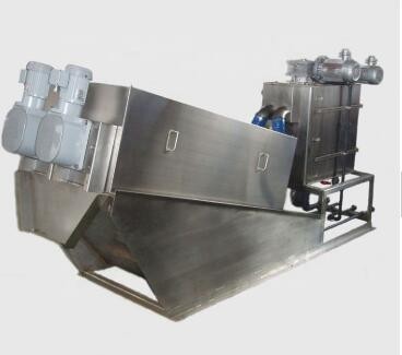 Quality Automatic Stainless Steel Volute Filter Press / Spare Part Screw Press 25 - 75KW Power for sale