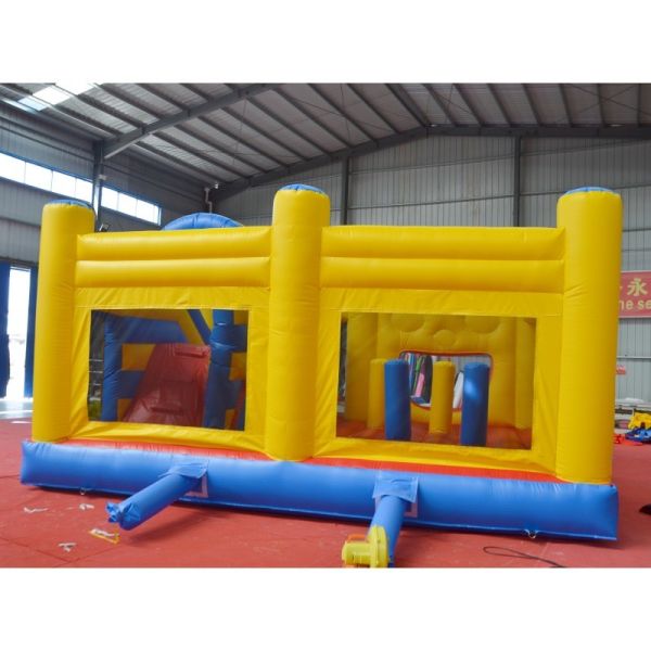 Quality OEM Accepted Design Pikachu Inflatable Bouncer Air Water Slide Jumping Bouncy for sale