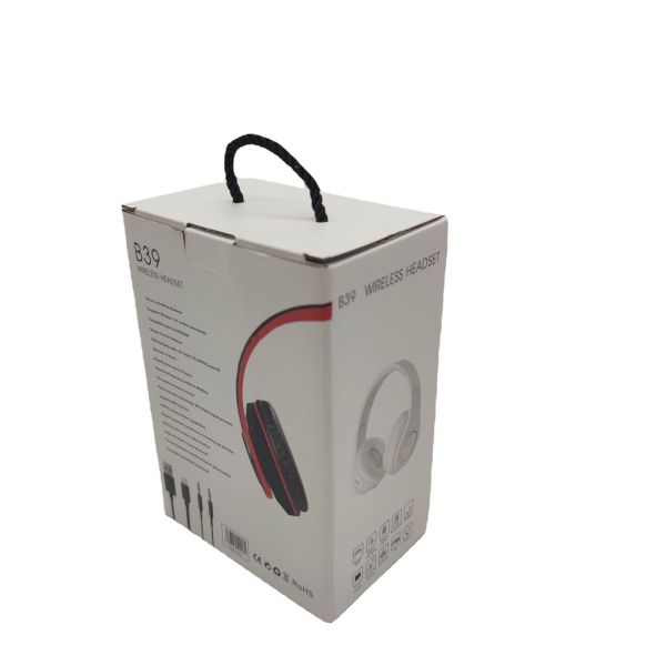 Quality Printed E-Flute Self Locking White Corrugated Cardboard Boxes Headphone Package for sale