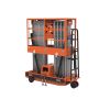 Quality Push Around Double Vertical Mast Lifts With Durable And Robust Base System for sale