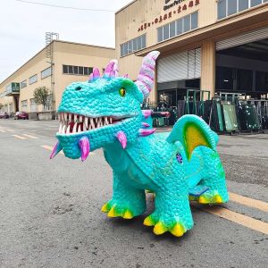 Quality Electric Dinosaur Ride for Kids with 350W Motor and 100kg Capacity for sale