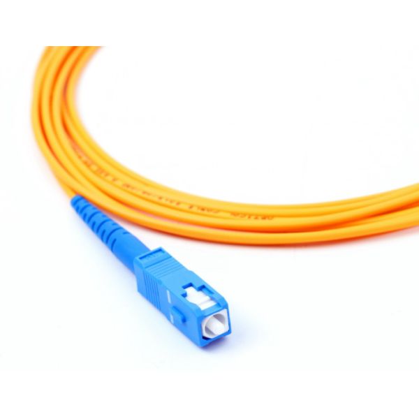 Quality 3 Meters 3.0mm Simplex G652D Optical Fiber Jumper SC UPC To SC APC Patch Cord for sale