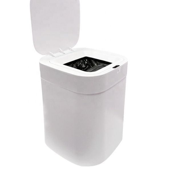 Quality 17.5L Self Bagging Trash Can Household Smart Human Trash Can Customized for sale