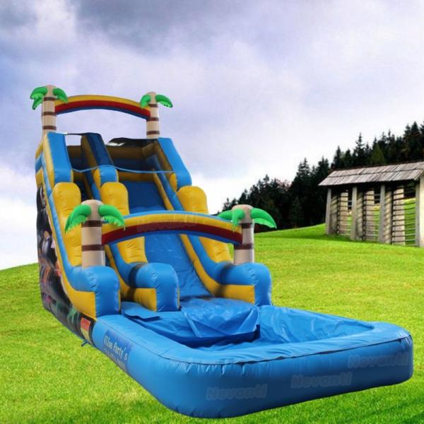 Quality Max Capacity of 100-500kg Inflatable Water Slide for Adults PVC Material for sale