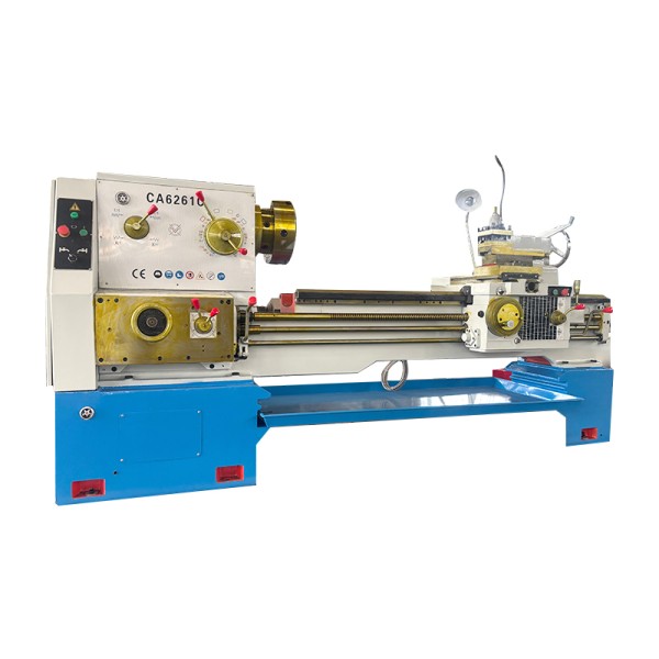 Quality Big Bore Manual Lathe CA6161: Heavy Cutting Stability With HT300 Monoblock Bed for sale