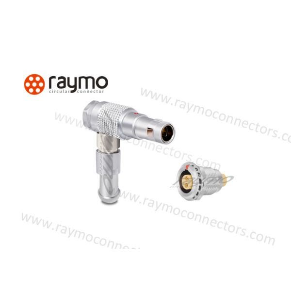 Quality Elbow 90 Degree Circular Push Pull Connectors , Cable Mount Connector Multipole for sale