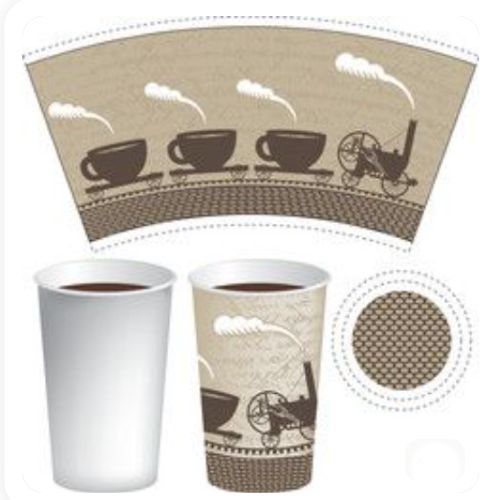 Quality Moisture-proof Paper Cup Fan Made From Eco Friendly Material for sale