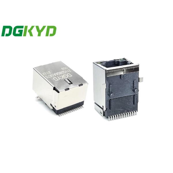 Quality DGKYD211Q380AA1A7S009 SMD 6U RJ45 Network Interface Shielded Gigabit Integrated for sale