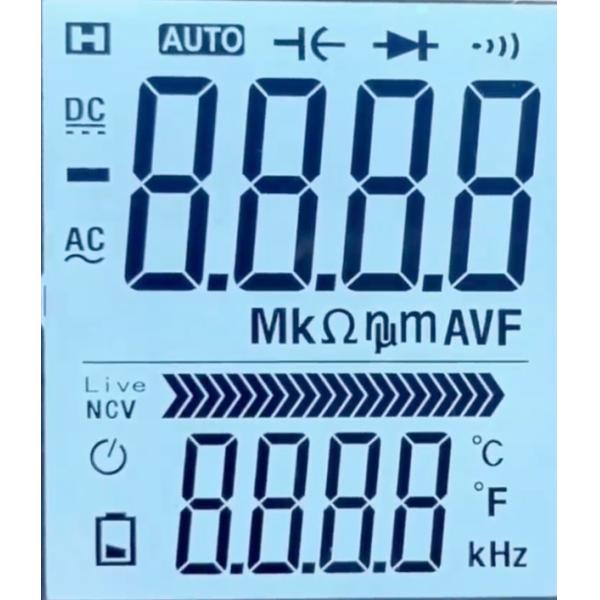 Quality Customized LCD Meter Display Transmissive HTN Segment LCD Display for sale