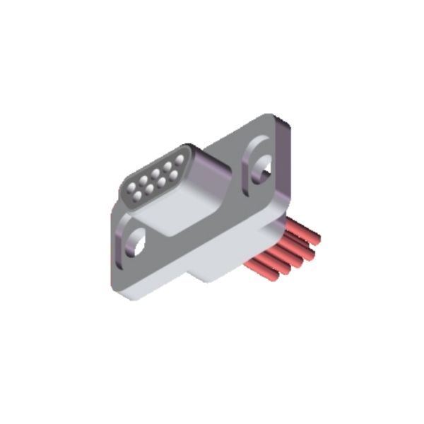 Quality Micro Rectangle MDM D Sub 9 Pins Connector Hermetic Sockets for sale