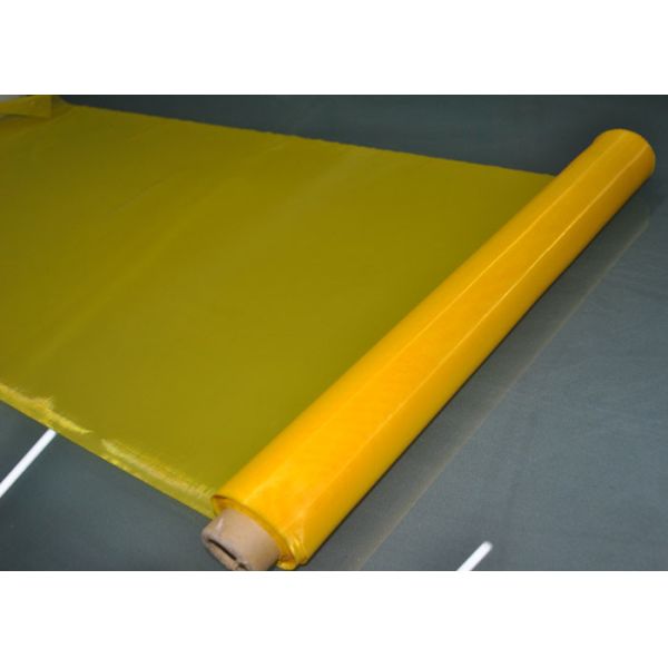 Quality Yellow 62in 47T Polyester Screen Printing Mesh for Textile for sale