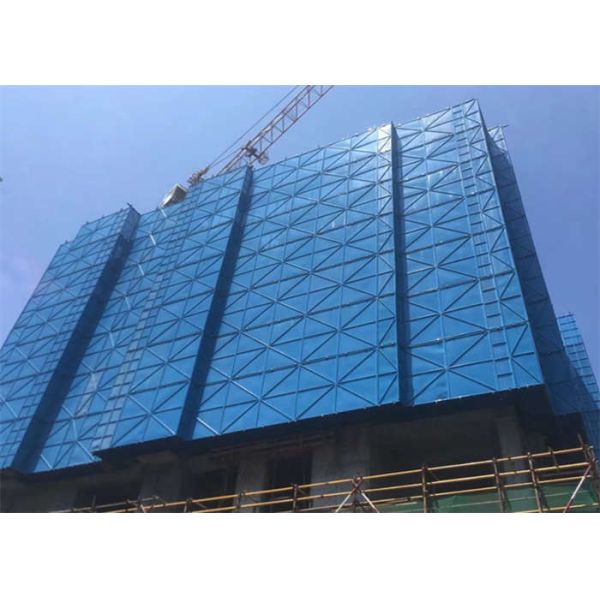 Quality Blue Steel Plated Construction Perimeter Safety Screens ISO9001 for sale
