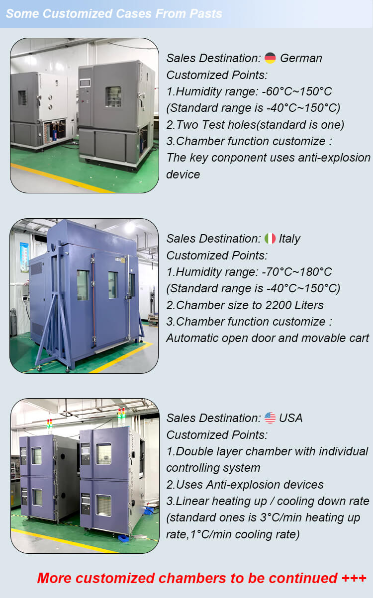 Climate chamber installation and setup guidelines
