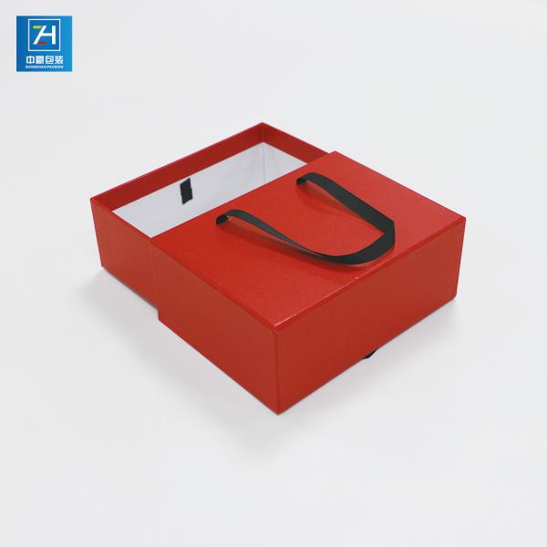 Quality CMYK Printing Debossing Red Spot UV Cardboard Drawer Boxes for sale