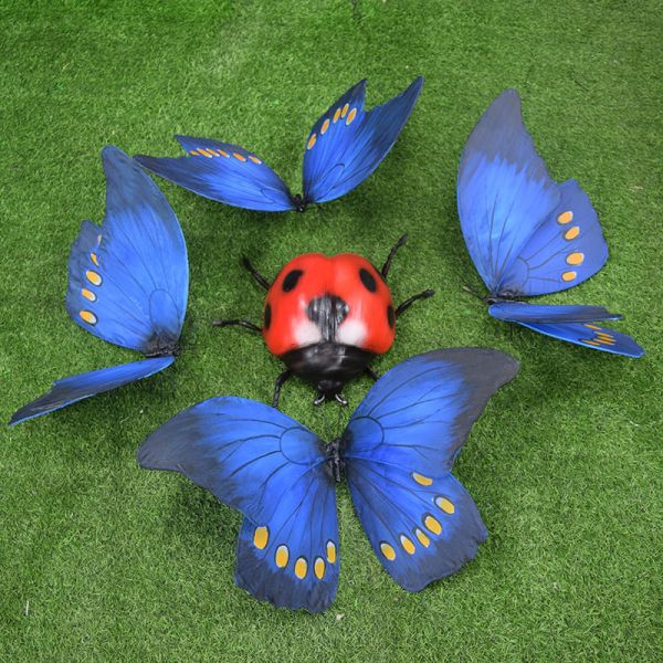 Quality Realistic Robot Life Size Butterfly Animatronic Infrared Sensor Control For for sale