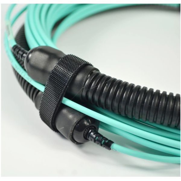 Quality 24 cores Optical Fiber Female MPO Patchcord With Pulling Eyes for sale